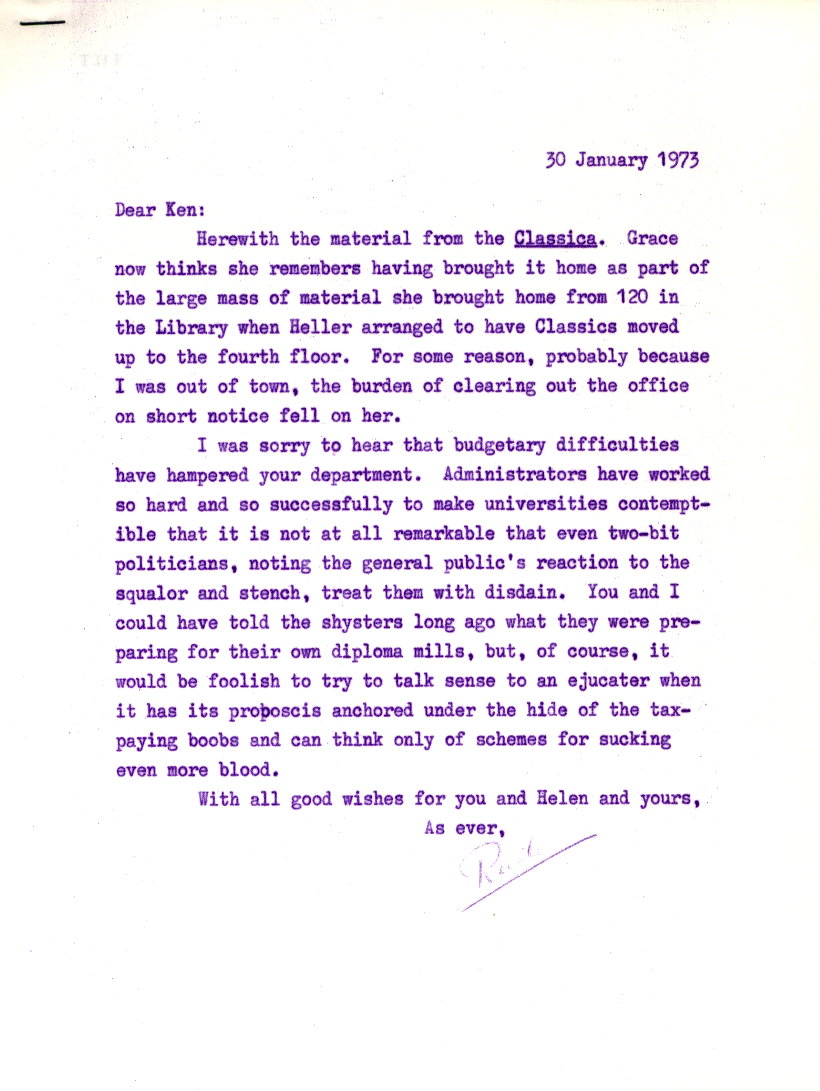 The Revilo P. Oliver Alphabetical Index