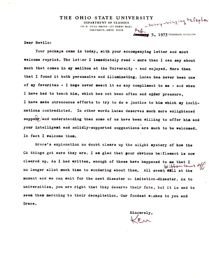 The Revilo P. Oliver Alphabetical Index