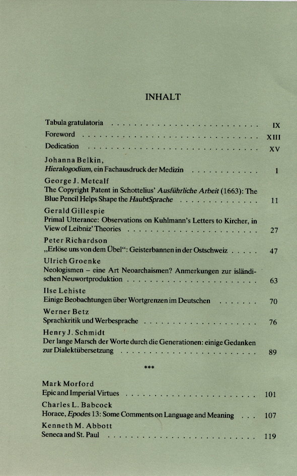 The Revilo P. Oliver Alphabetical Index