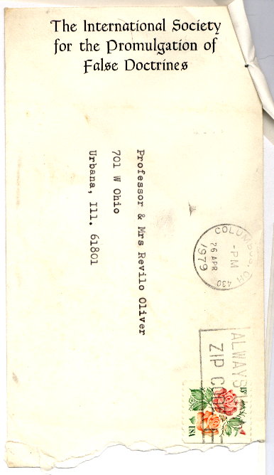 The Revilo P. Oliver Alphabetical Index