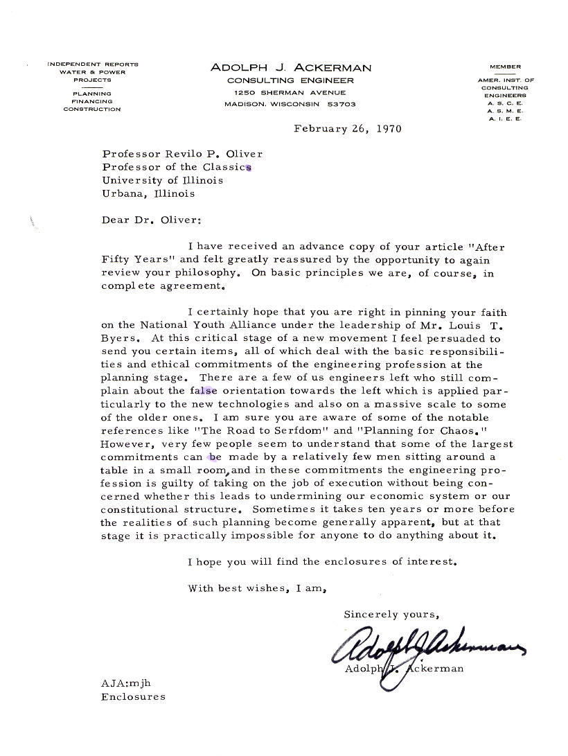 The Revilo P. Oliver Alphabetical Index